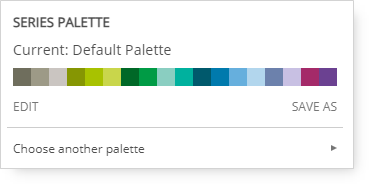 Mapping the Color of the Palette to a Label